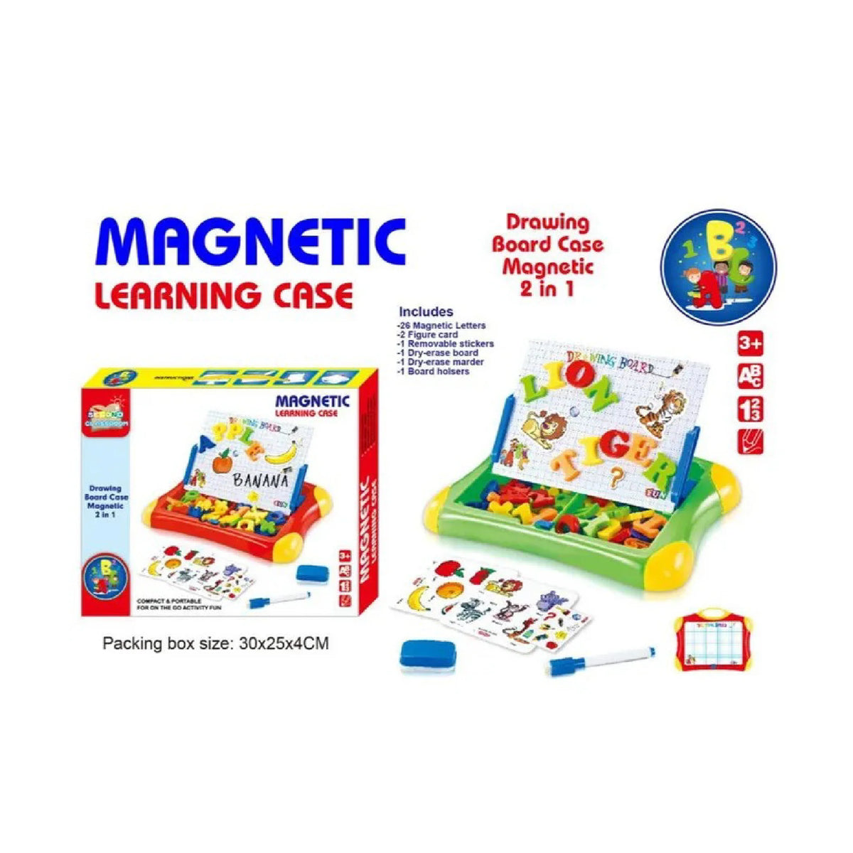 Magnetic Learning Case Drawing Board for Kids – Smart Toys
