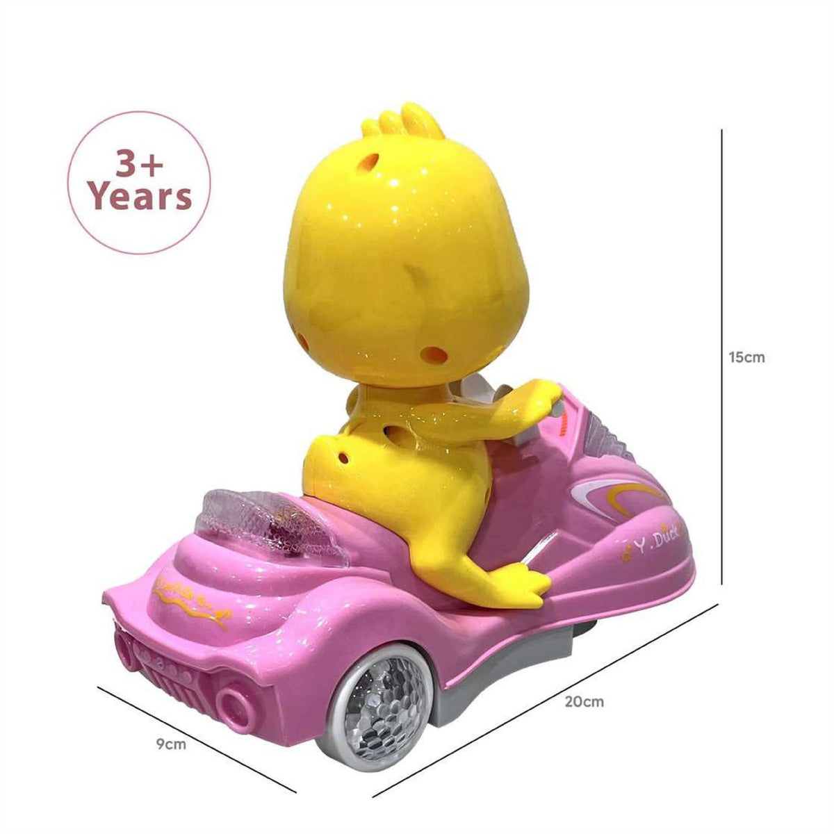 Cute Duck Ship Toy with Nodding Head and Flashing Lights – Smart Toys