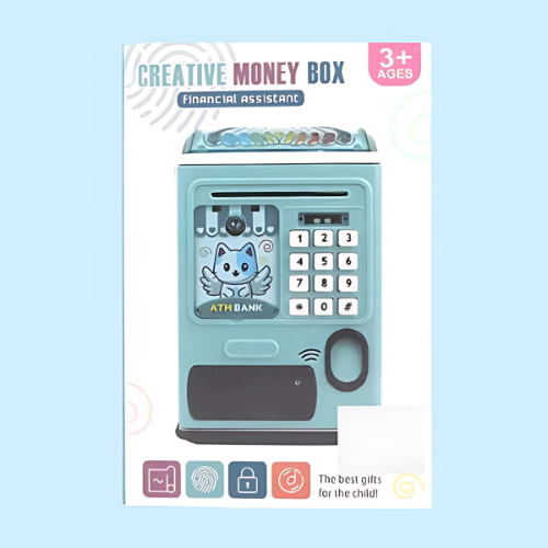 Creative Money Box ATM Machine For Kids with Password Protection ...