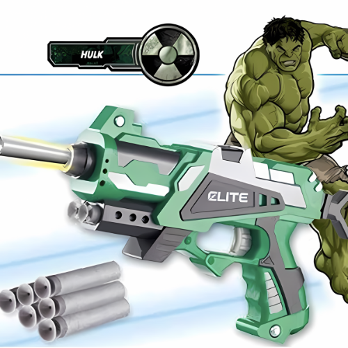 6 Bullets Avenger Foam Hulk Blaster Gun Toy for Kids – Smart Toys