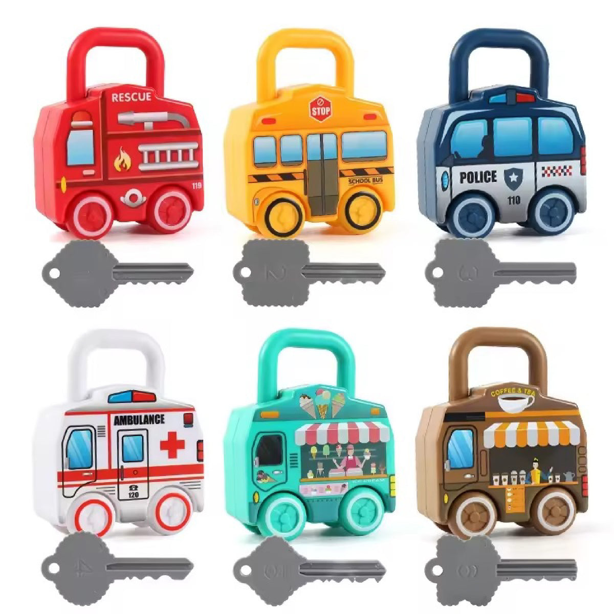 Lockpickers Matching Game - Educational Key & Lock Matching Toy – Smart ...